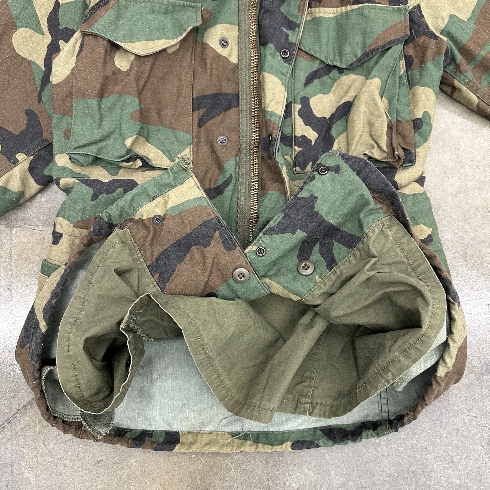 Vintage M65 Field Jacket Camo Alpha Industries Scovil… - Gem