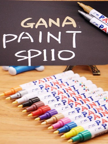 Universal Permanent Paint Marker Pen Non-slip Smooth Signature Graffiti ...