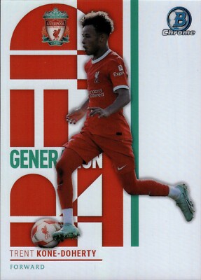 Trent Kone-Doherty - Bowman Red Generation - TOPPS Liverpool Chrome ...