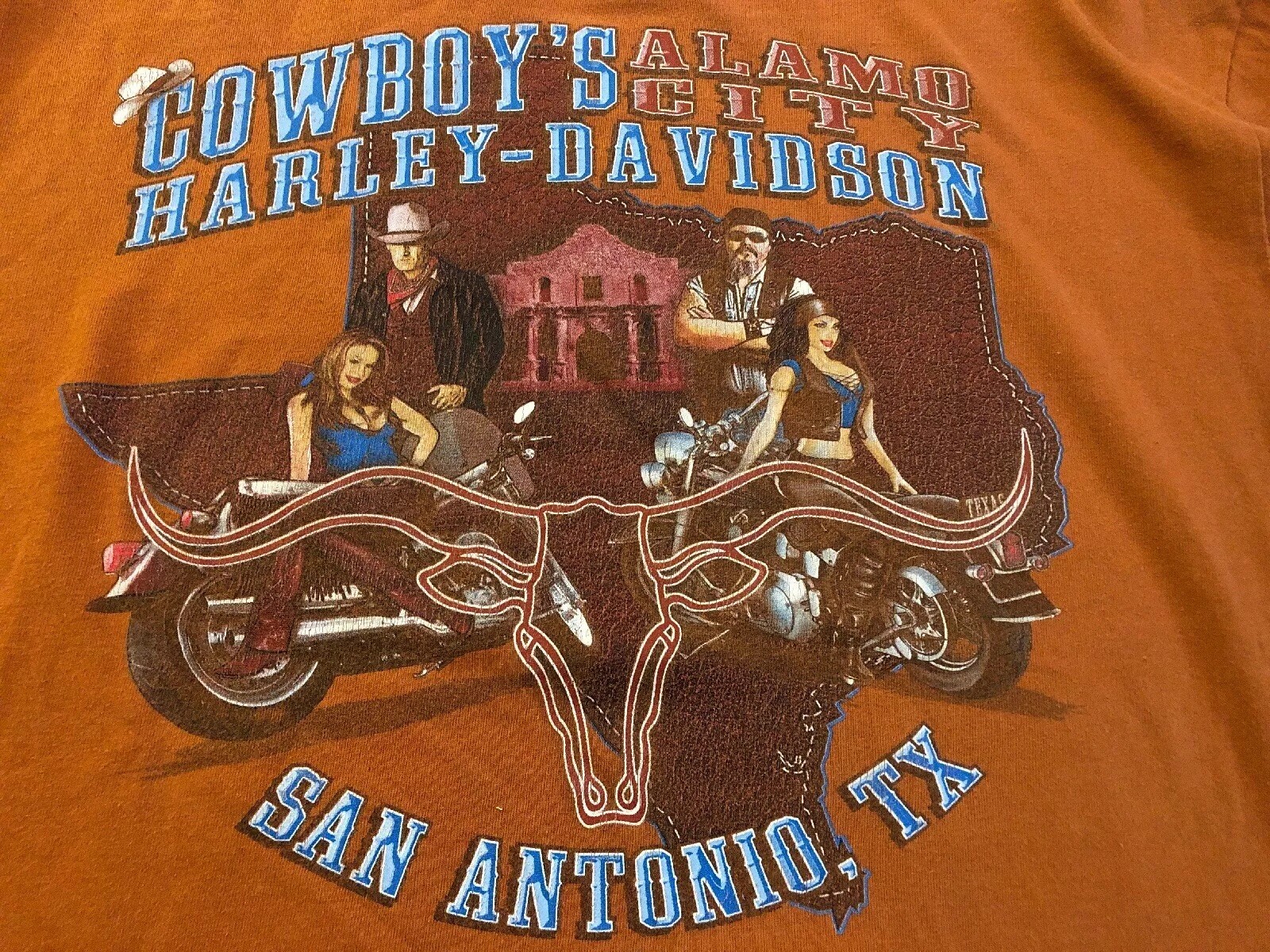Harley Davidson Cowboy’s Alamo City San Antonio TX T … - Gem