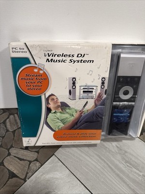 Logitech Wireless DJ Remote Music System Music from PC to Stereo | eBay