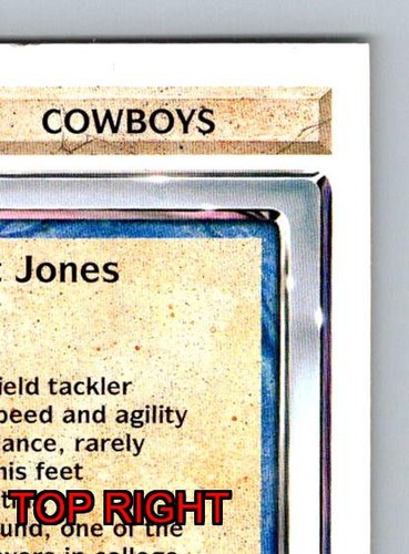 Robert Jones Linebacker Dallas Cowboys Upper Deck 1992 Card 414 | eBay