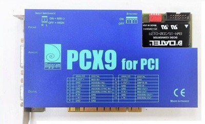 DIGIGRAM PCXI9 PCI AES EBU BROADCAST AUDIO SOUND | eBay