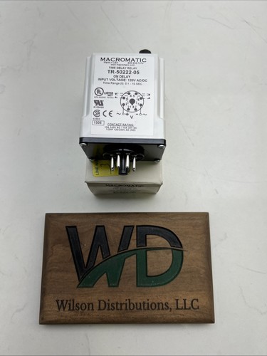Macromatic Tr-50222-05 Time Delay Relay,120Vac/Dc,10A,Dpdt | eBay