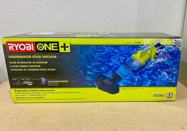 Ryobi P3500K ONE+ Cordless Pool Underwater Stick Vacuum 18V for sale ...