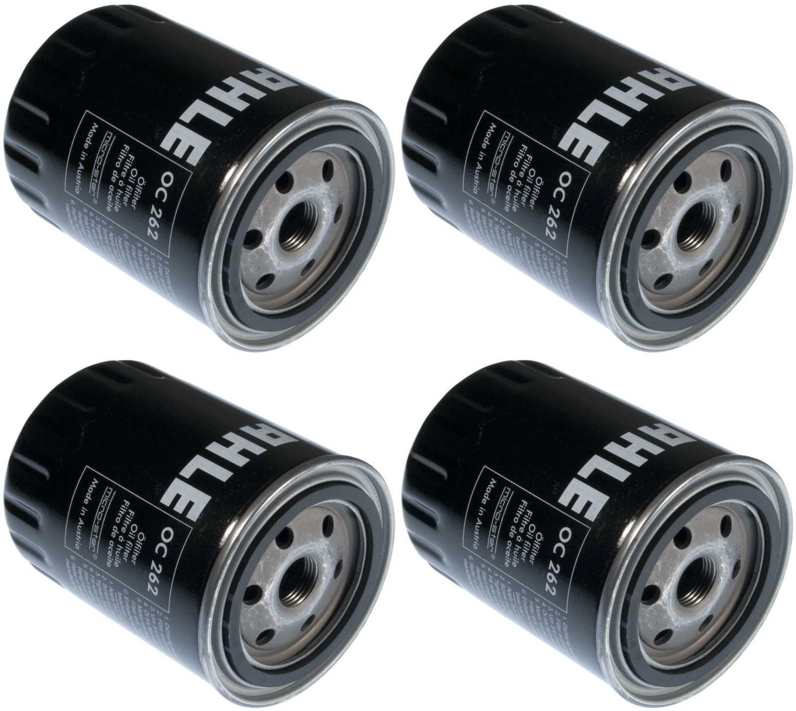 Set of 4 Volkswagen Jetta Mahle Engine Oil Filters OC262 068115561E | eBay