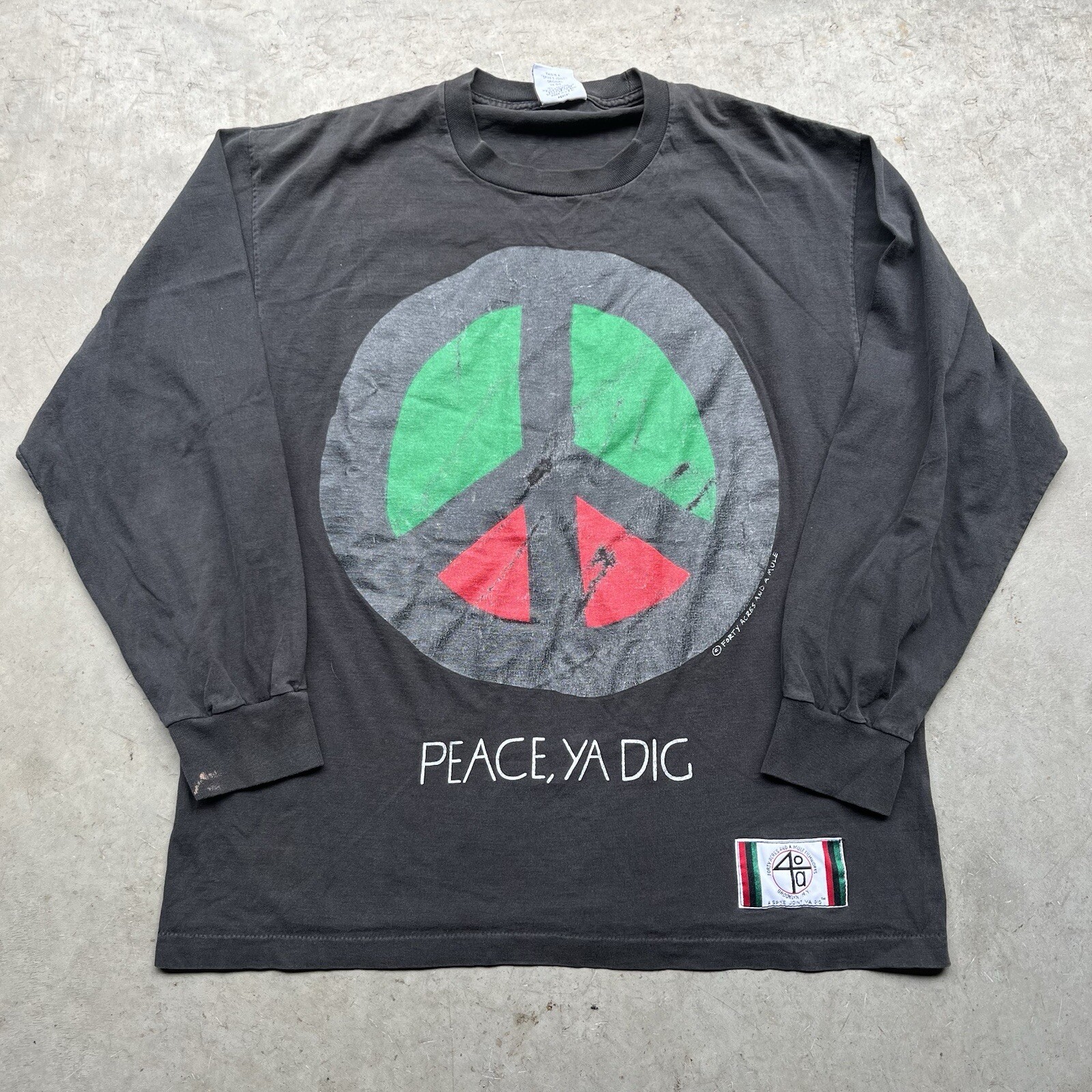 Vintage 90s Spike Lee Forty Acres And A Mule Rare Pea… - Gem