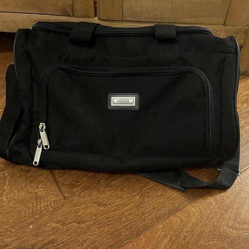 Protocol Gym Bag Luggage Duffle Black Medium Size Adjustable Shoulder ...
