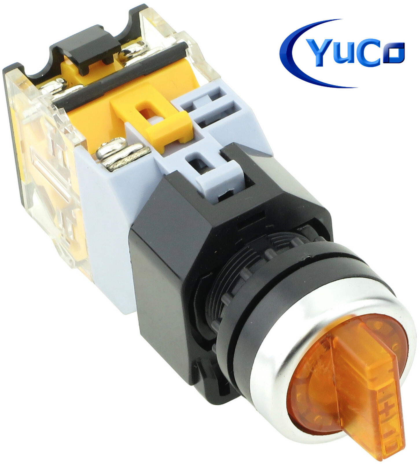 YC-SS22PMA-I LED Illuminated Selector Switch Color, Voltage, 2 or 3 ...