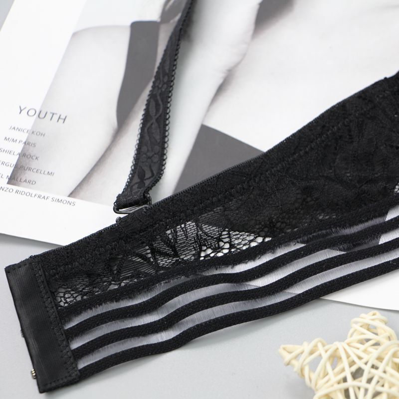 Women Lace Padded Multiway Strapless Balconette Bra Sets Lingerie sets ...