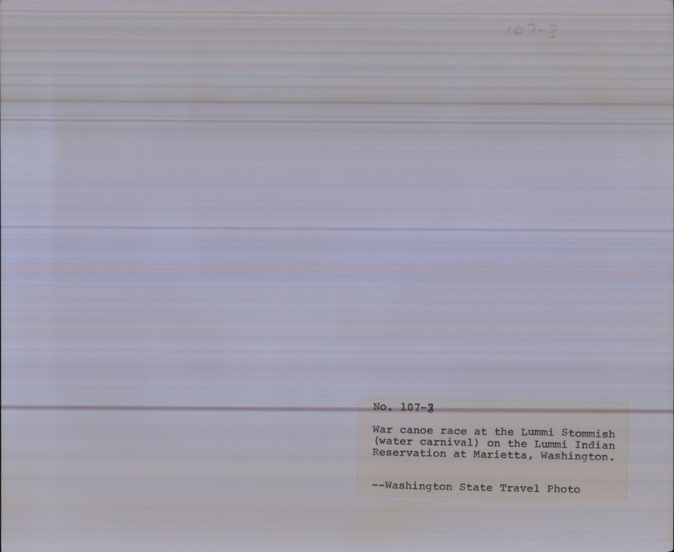 LD206 Original Photo LUMMI STOMMISH Water Carnival Native American ...