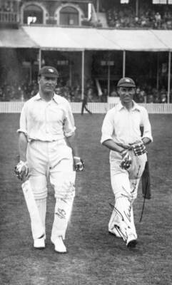 Jack Hobbs And Andy Sandham Open The Batting For Surrey 1925 Cricket ...