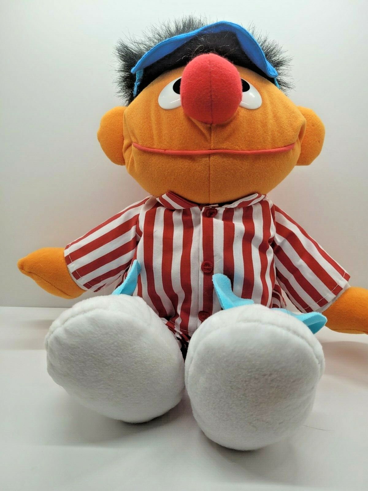 Vintage '96 Tyco Sesame Street Sleep & Snore Ernie Talking & Singing ...