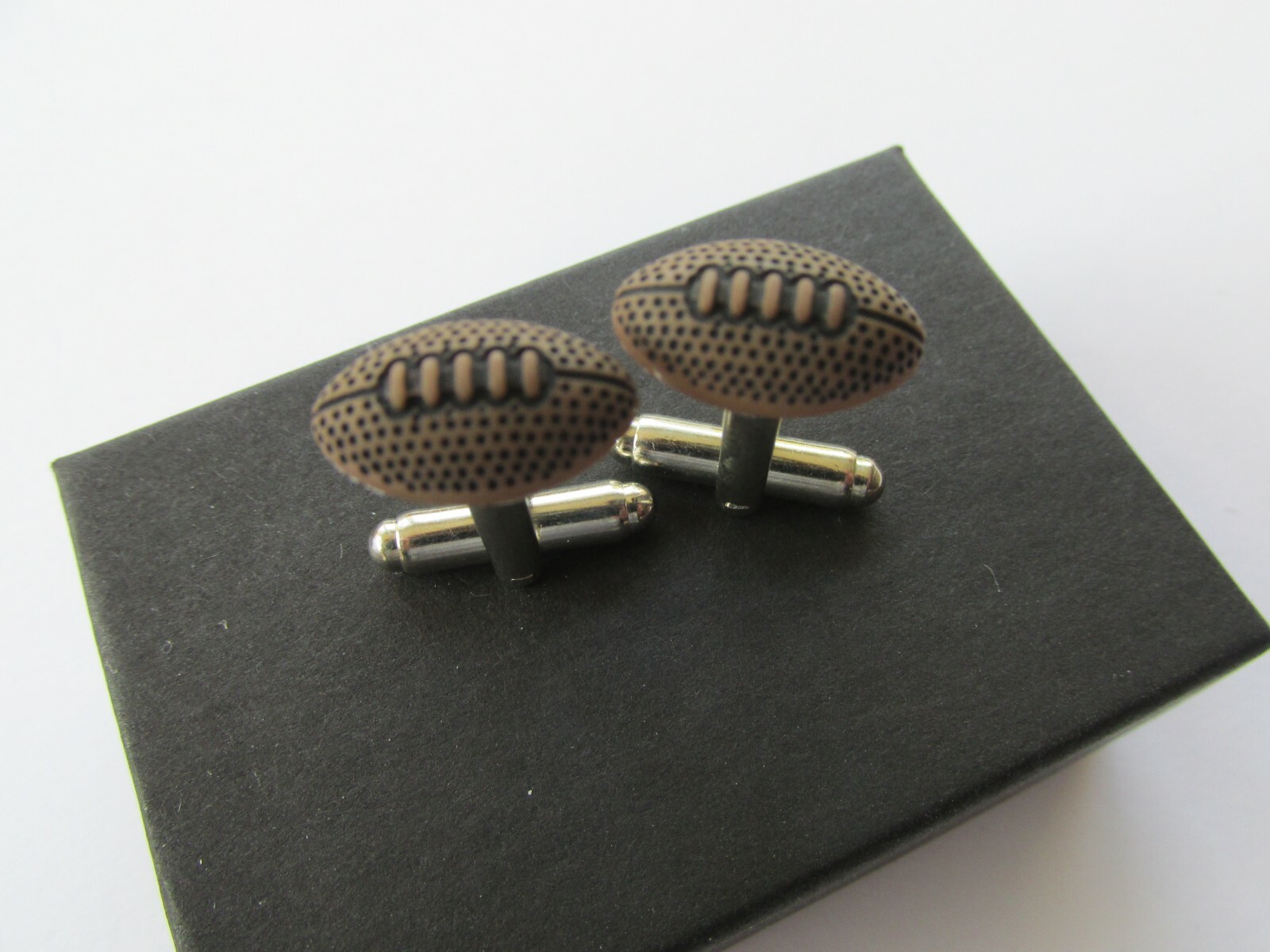Handmade Sporty Sport Sports Themed Rugby Ball Mens Cufflinks Gift ...