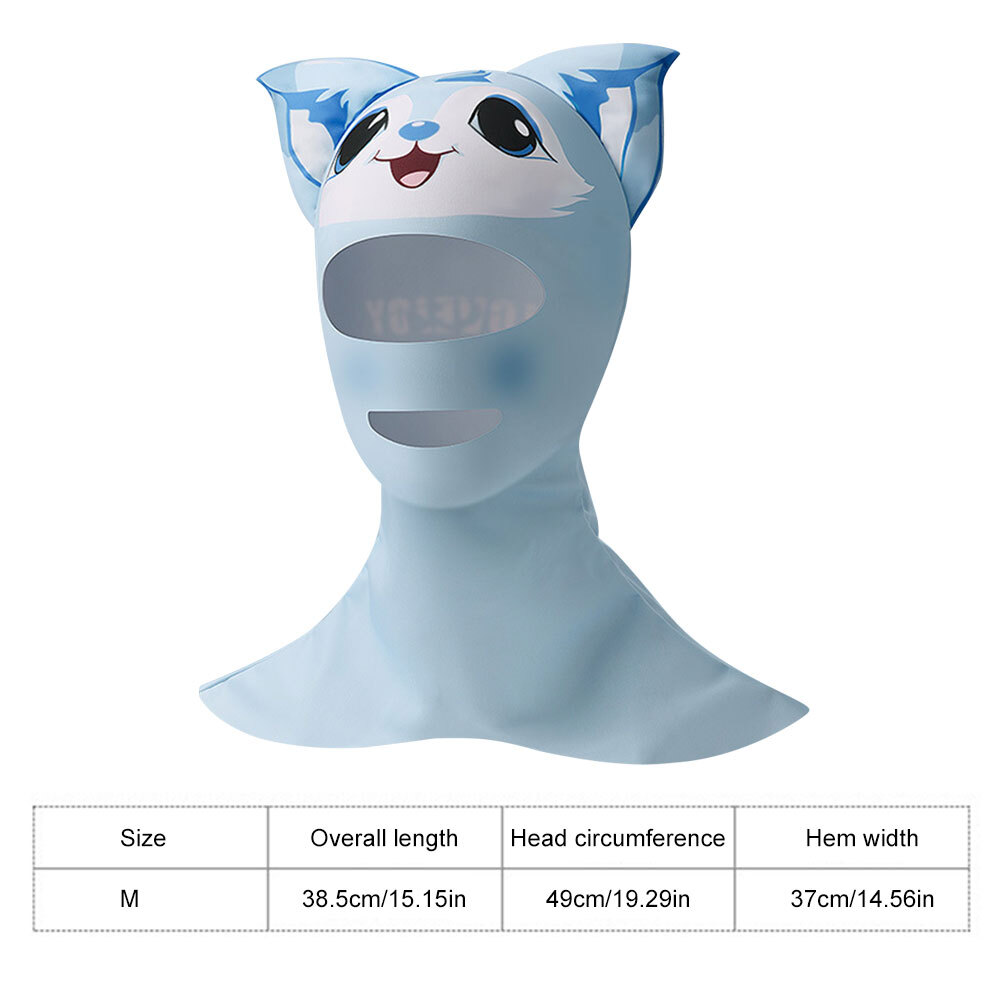 Cartoon Scuba Diving Hood Breathable Sunscreen Face Scarf Head Neck ...
