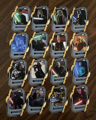 2023 Topps Star Wars Flagship 80% Complete Lightsaber Diecut Insert Set ...