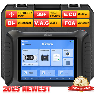 2025 XTOOL IP900S OBD2 Scanner Bi-Directional Topology Map Diagnostic ...