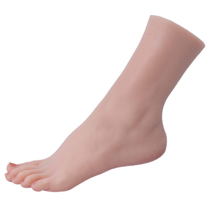 Platinum Silicone Female Foot Display Mannequin Real Pretty Greek Feet ...