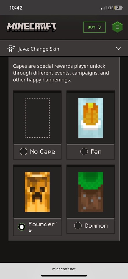 Minecraft Founders Cape Account Instant Delivery Great Value MUST BUY ...