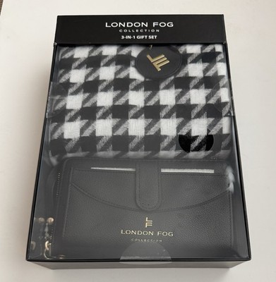 London Fog Wallet Scarf And Keychain. 3-in-Gift Set | eBay