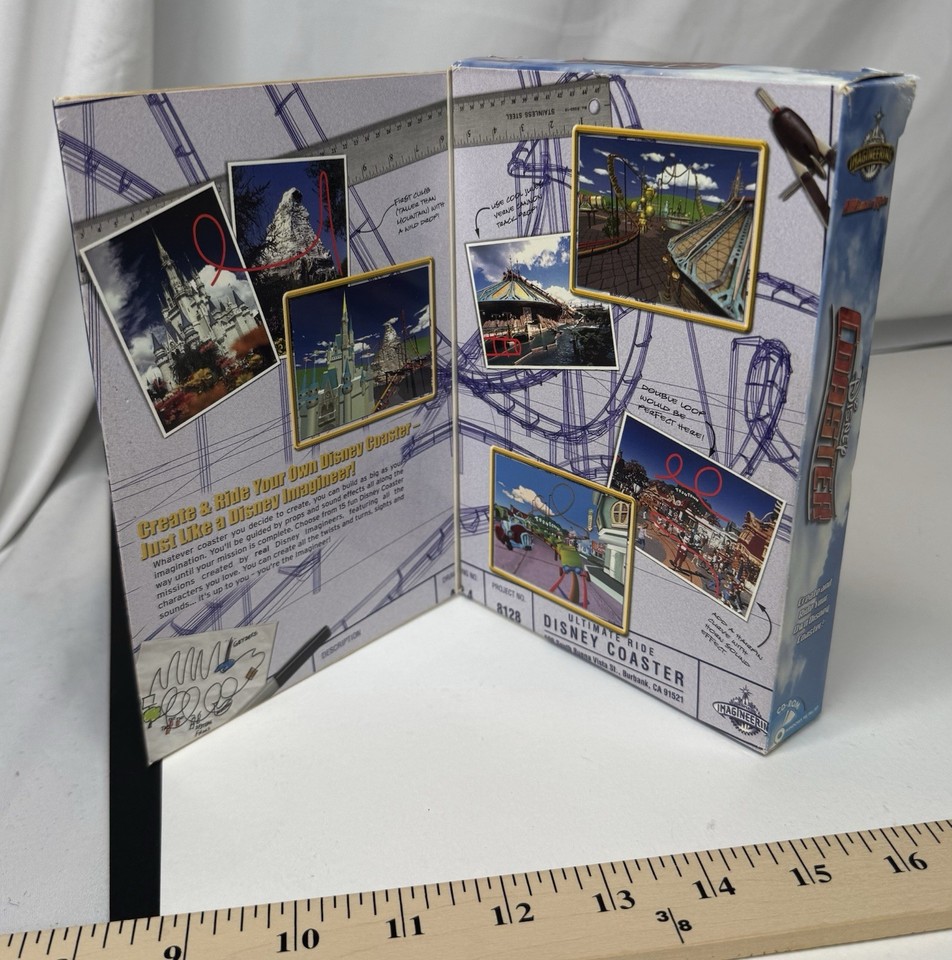 Disney Coaster Ultimate Ride PC CD-ROM, Windows Compatible New Sealed ...