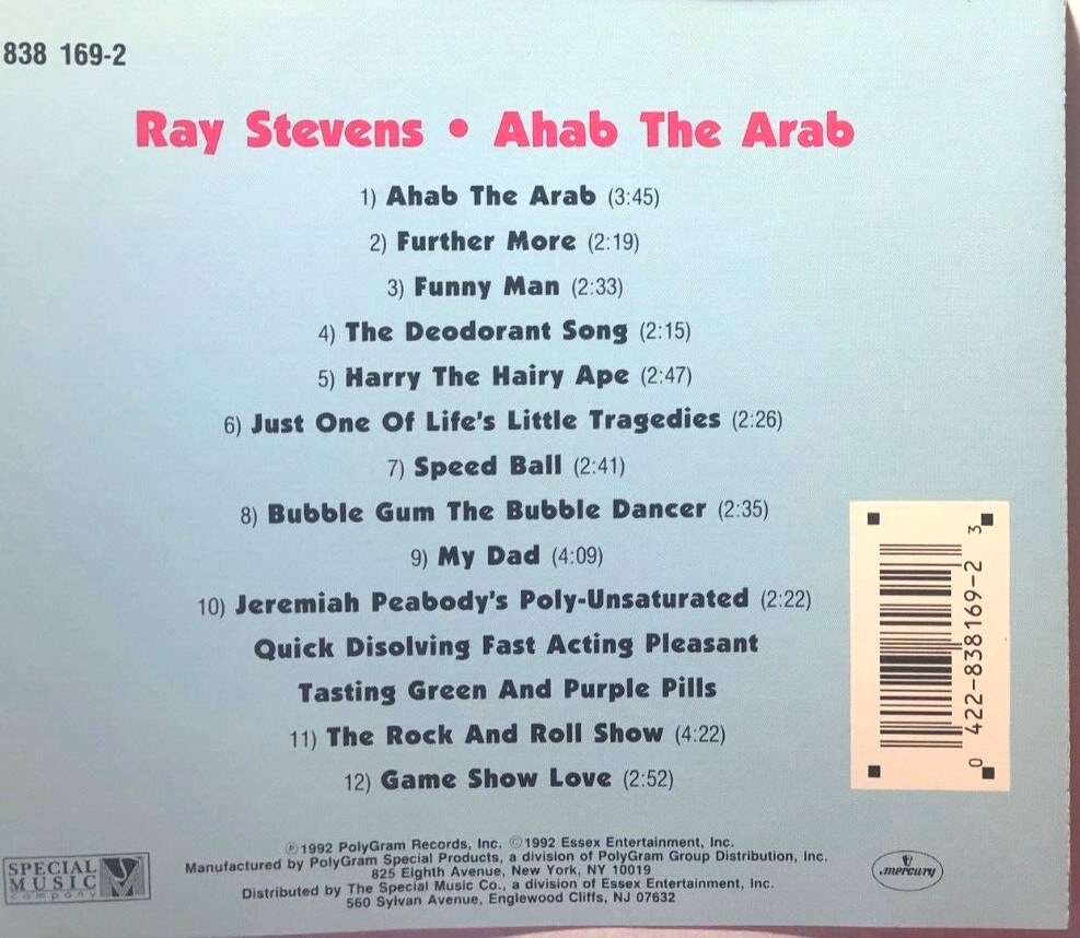 AHAB THE ARAB - RAY STEVENS, CD, 1992, POLYGRAM 42283816923 | eBay