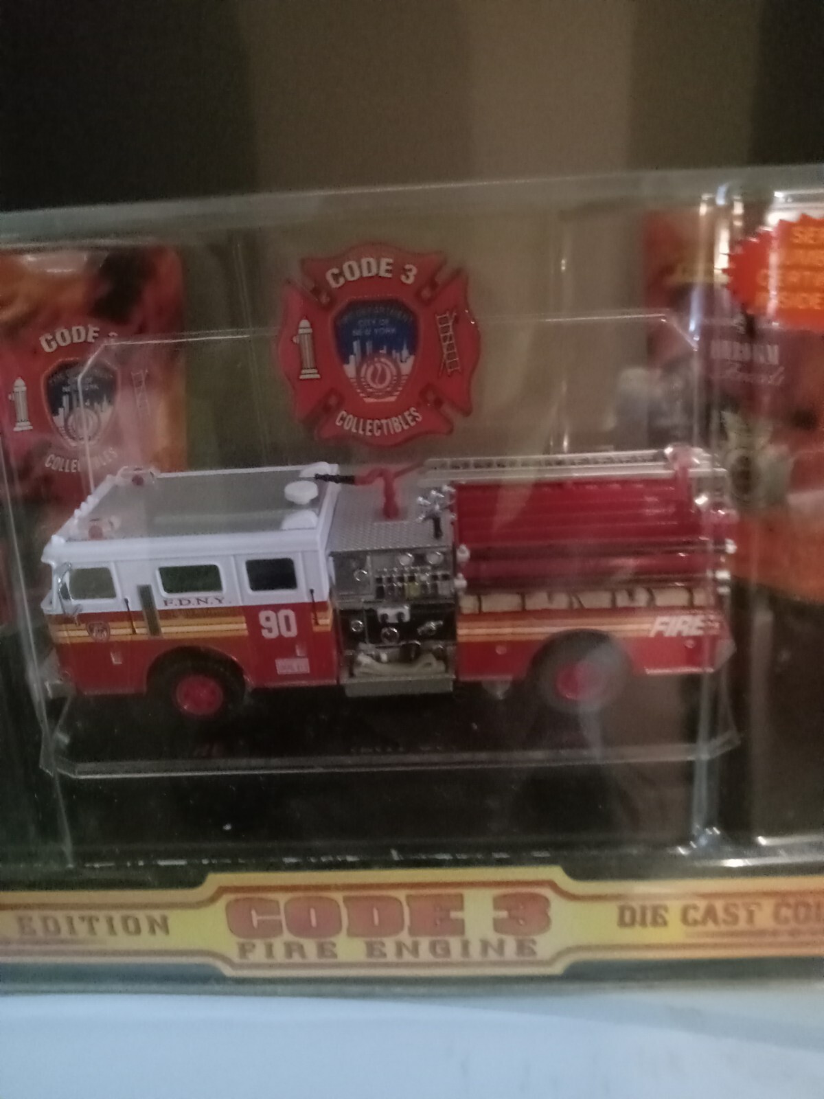 Code 3 FDNY Engine 90 (New In Dome) | eBay