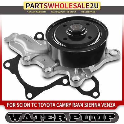 Water Pump for Toyota Rav4 Camry Sienna Venza Scion TC I4 2.7L 2.5L ...