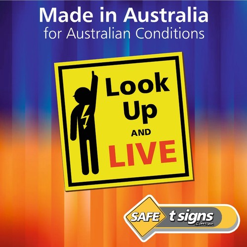Look Up and Live - Sticker 70 x 70mm - Self Adhesive Decals ...