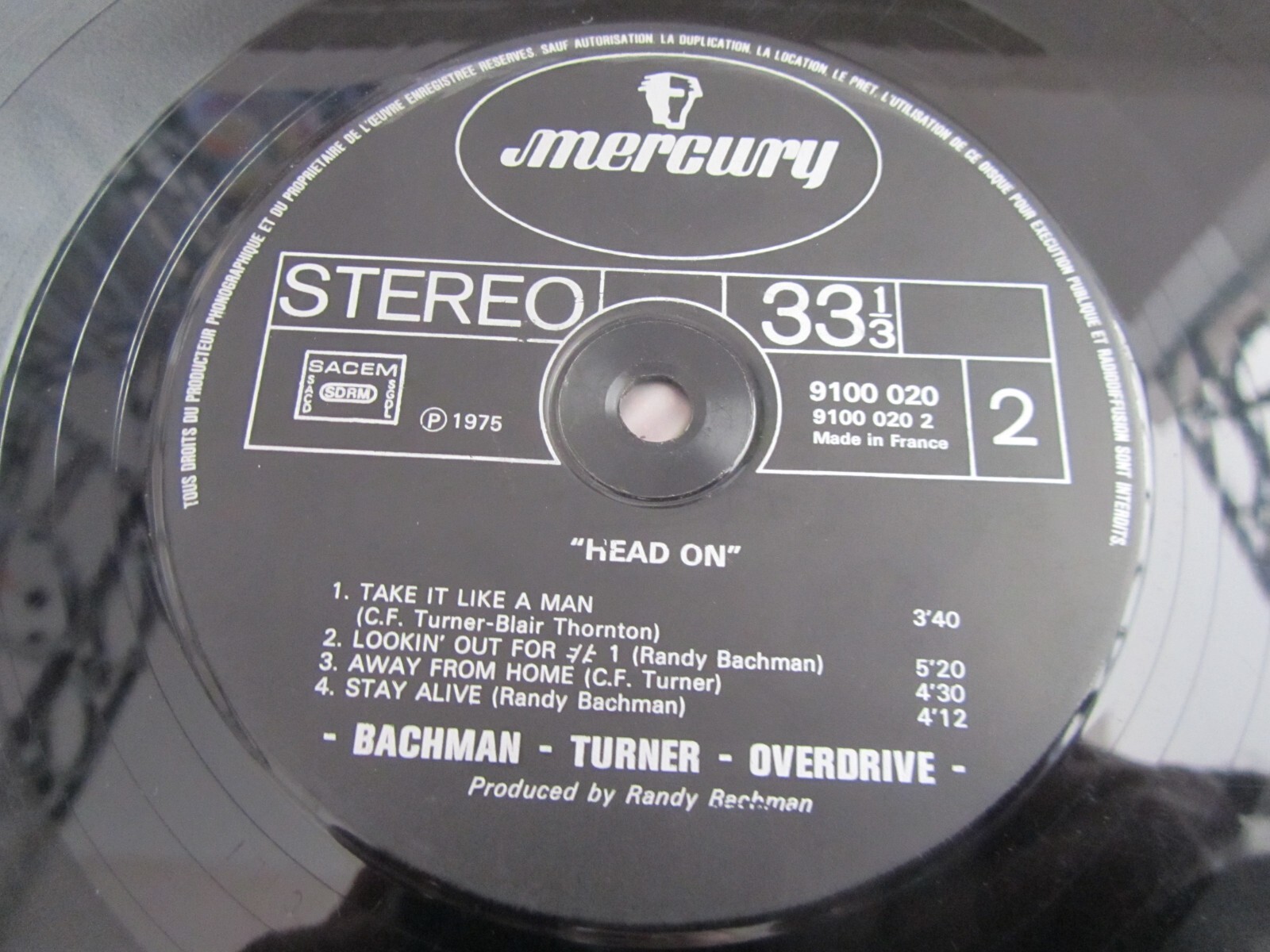 LP vinyl 33t / Bachman-Turner Overdrive – Head On (1976) | eBay