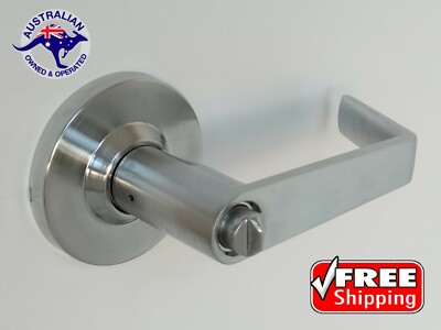 COMMERCIAL ENTRANCE DOOR HANDLE LOCKSET LEVER EMERGENCY EXIT LOCK SET ...