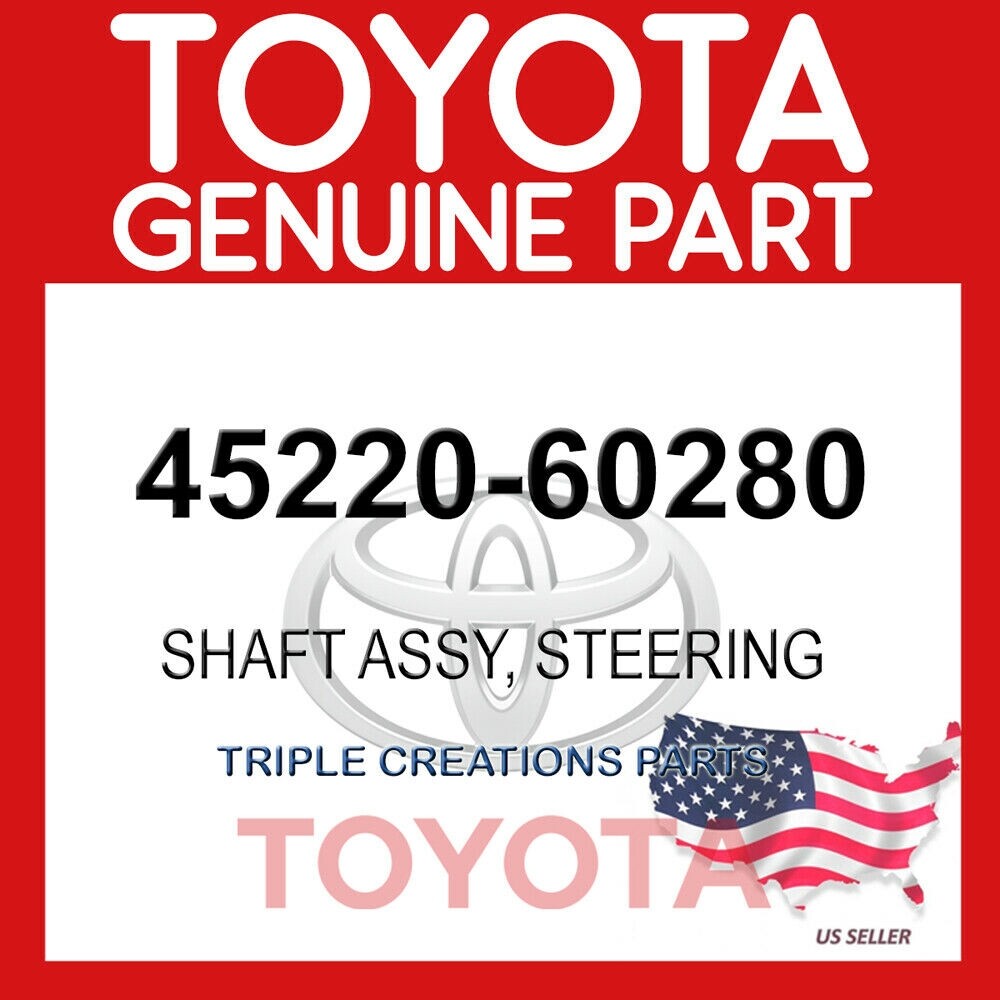 45220-60280 Genuine Toyota Shaft Assy Steering Intermediate 4522060280 ...