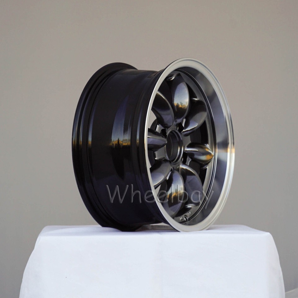 4 ROTA WHEEL RB 15X6 4X114.3 4 RHBLK TR2 TR3 TR4 TR5 TR6 TR250 ...