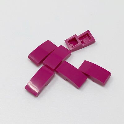 11477 LEGO Parts Slope Curved 2x1 MAGENTA (6) | eBay