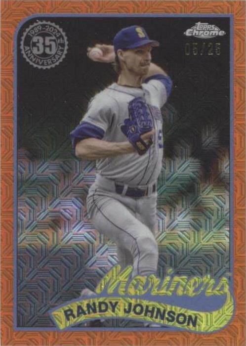 2024 Topps Update Series - 1989 Topps Chrome Silver Pack Randy Johnson ...