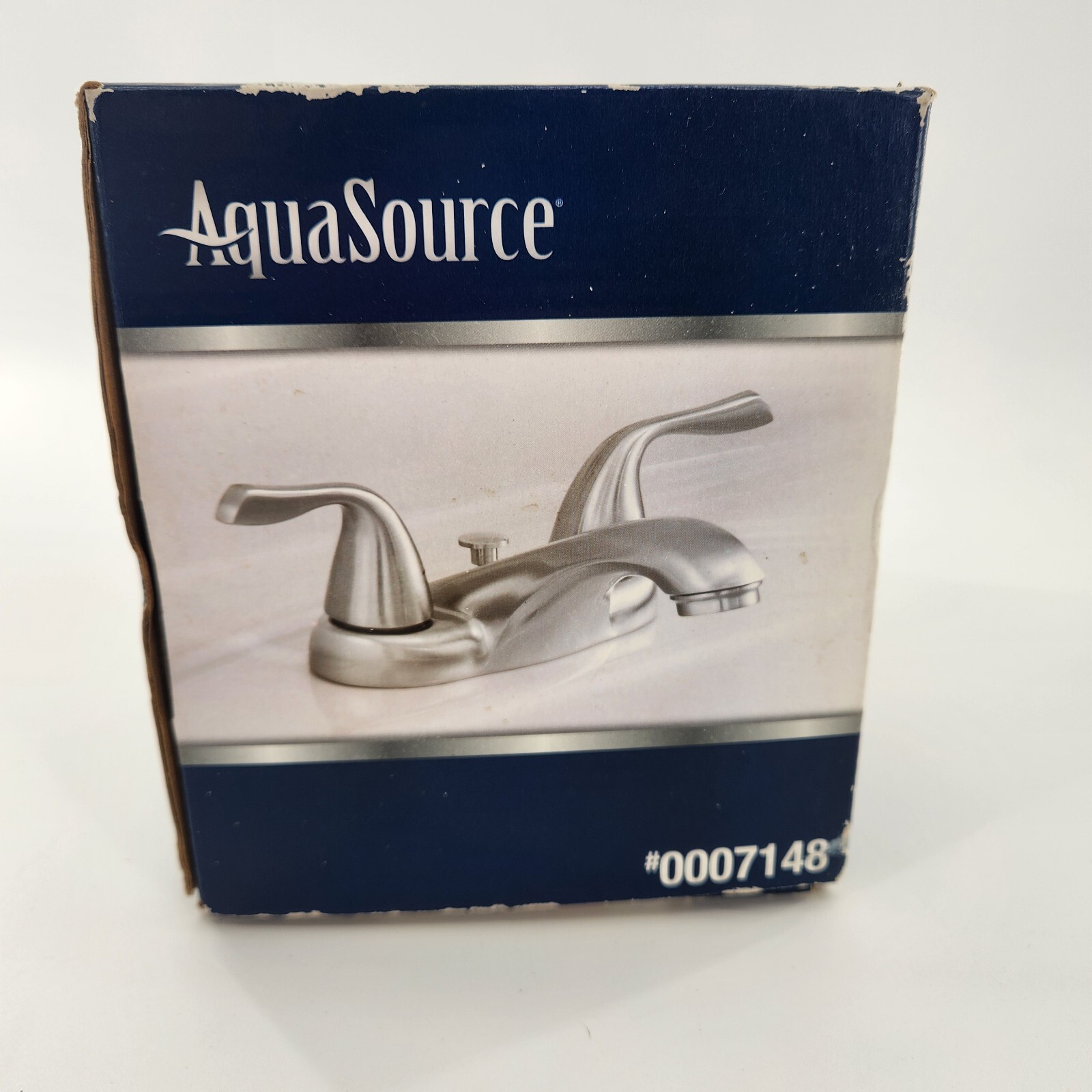 AquaSource Brushed Nickel 2 Handle WaterSense Bathroom Faucet 0007148 ...