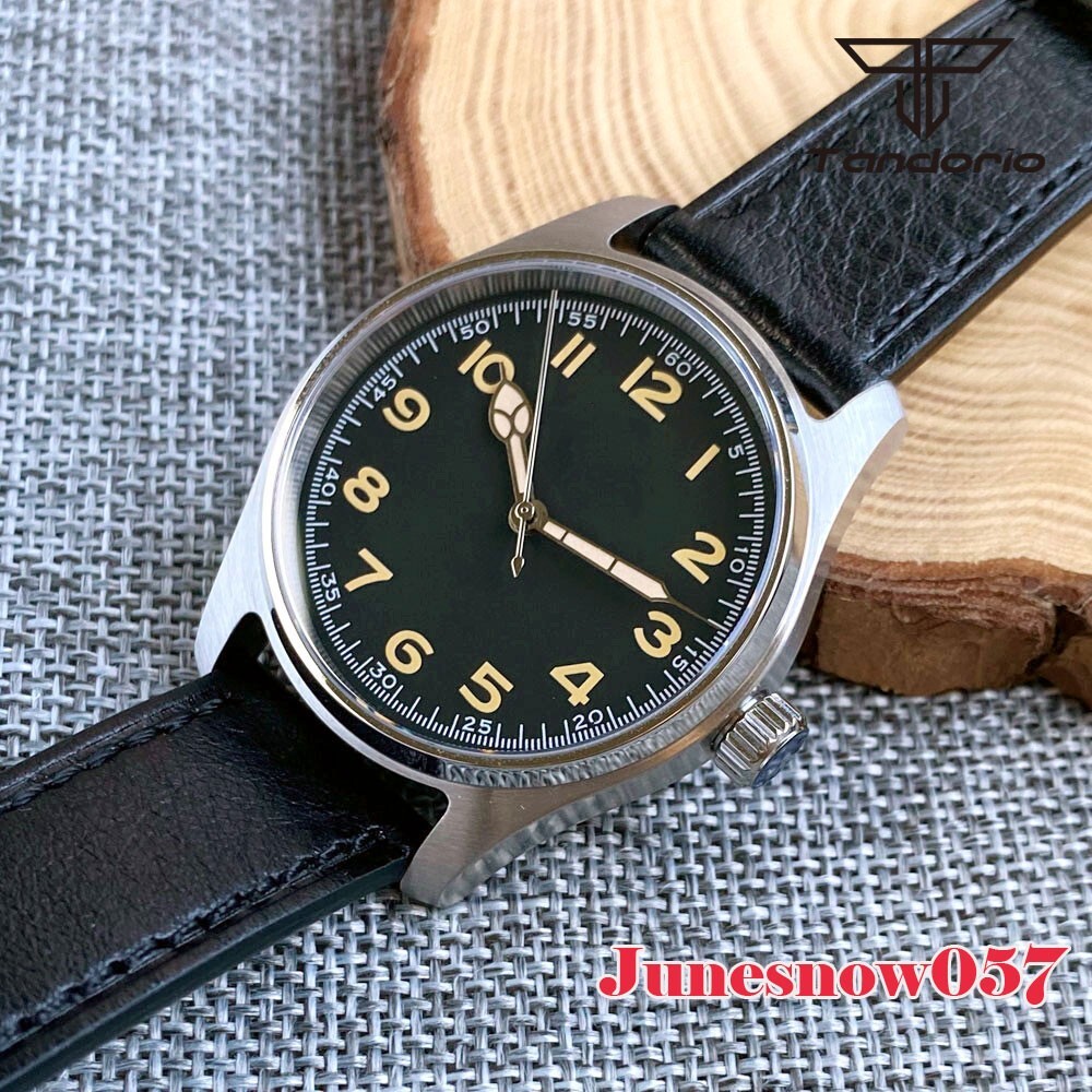 200m Waterproof Tandorio 39mm Polit Watch Men Automatic NH35A Movt Lume ...