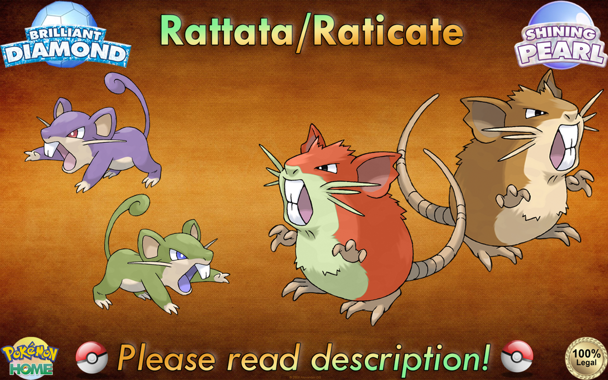 Rattata Raticate Raticate Multicolor By Entroisdimensions_figurine