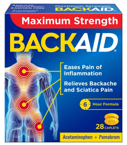 Backaid Max Maximum Strength Pain Relief Caplets, 28 CT | eBay