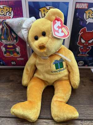 RARE Retired Ty ‘January Bear’ Beanie Baby - Birthday Collectible Plush ...