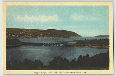 Postcard~ Joggin Bridge~ "The Gap" & Digby Nova Scotia, Canada | eBay
