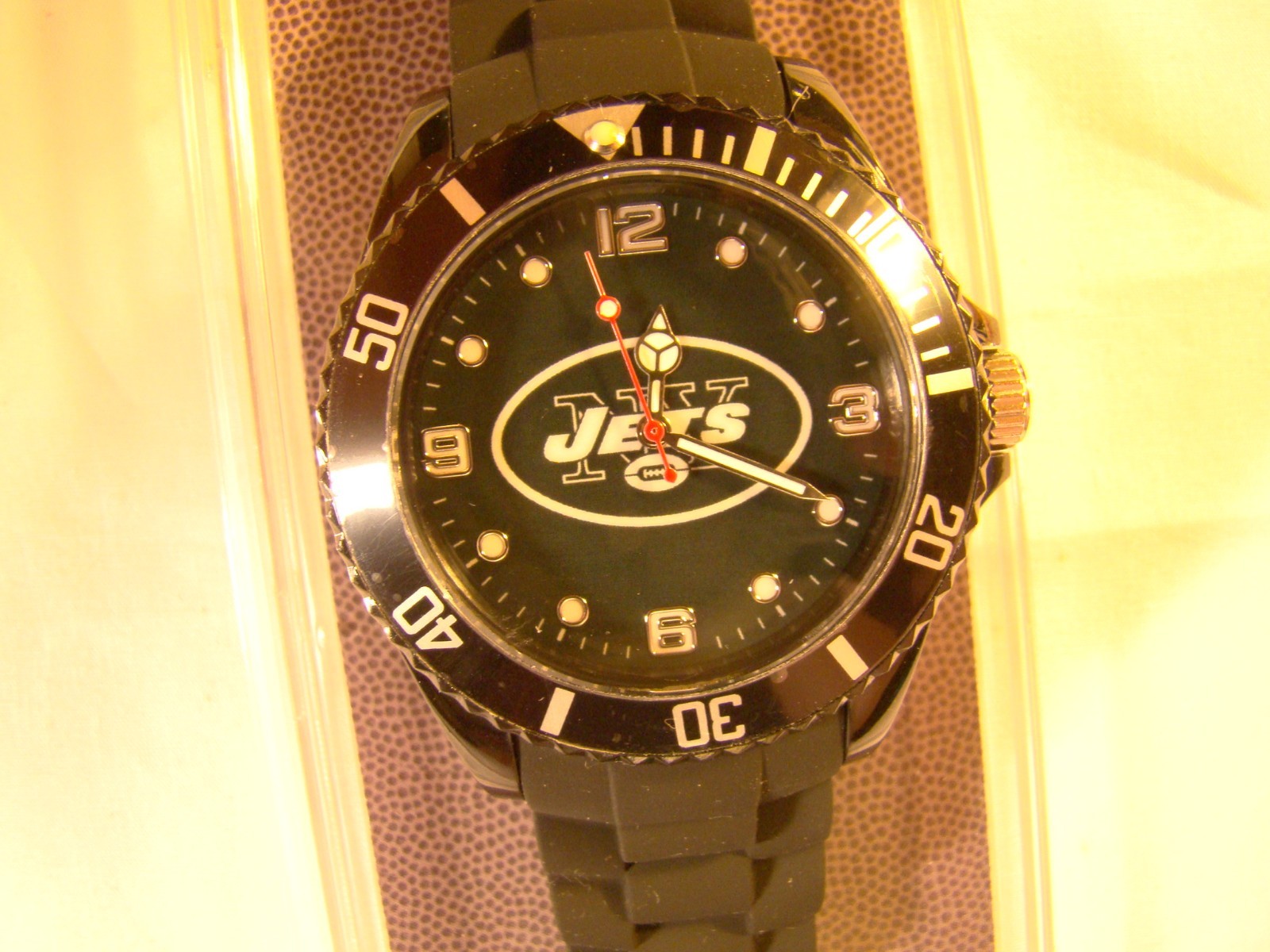Brand New New York Jets Football NFL Sparo Sports Watch Rotating Bezel ...