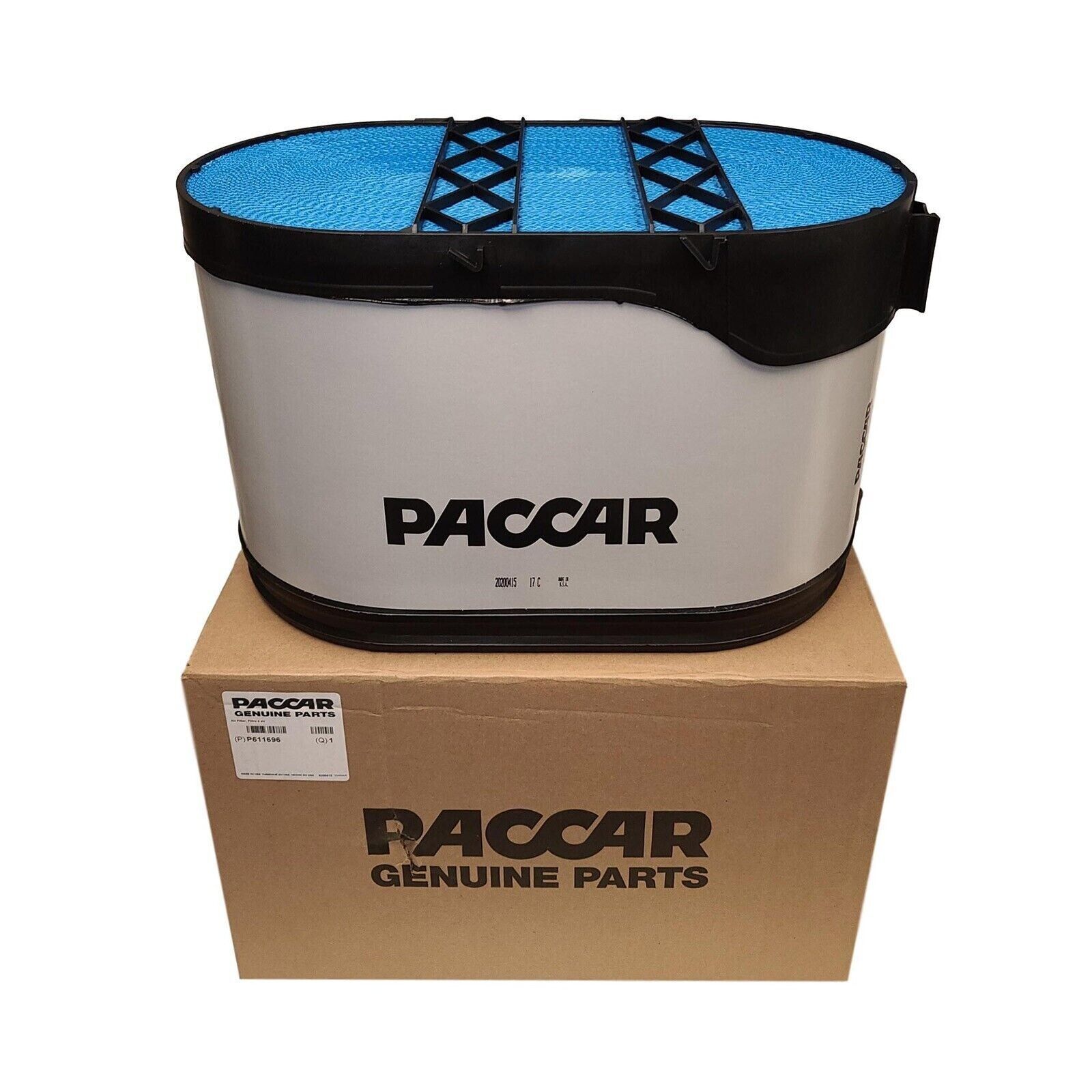 PACCAR Corrugated Oval Air Filter SKU P611696 for sale online | eBay