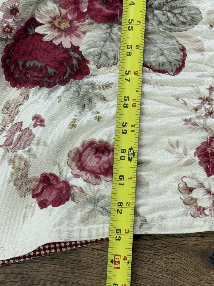 VTG Waverly Garden Room Norfolk Rose Layered Valance French Country ...