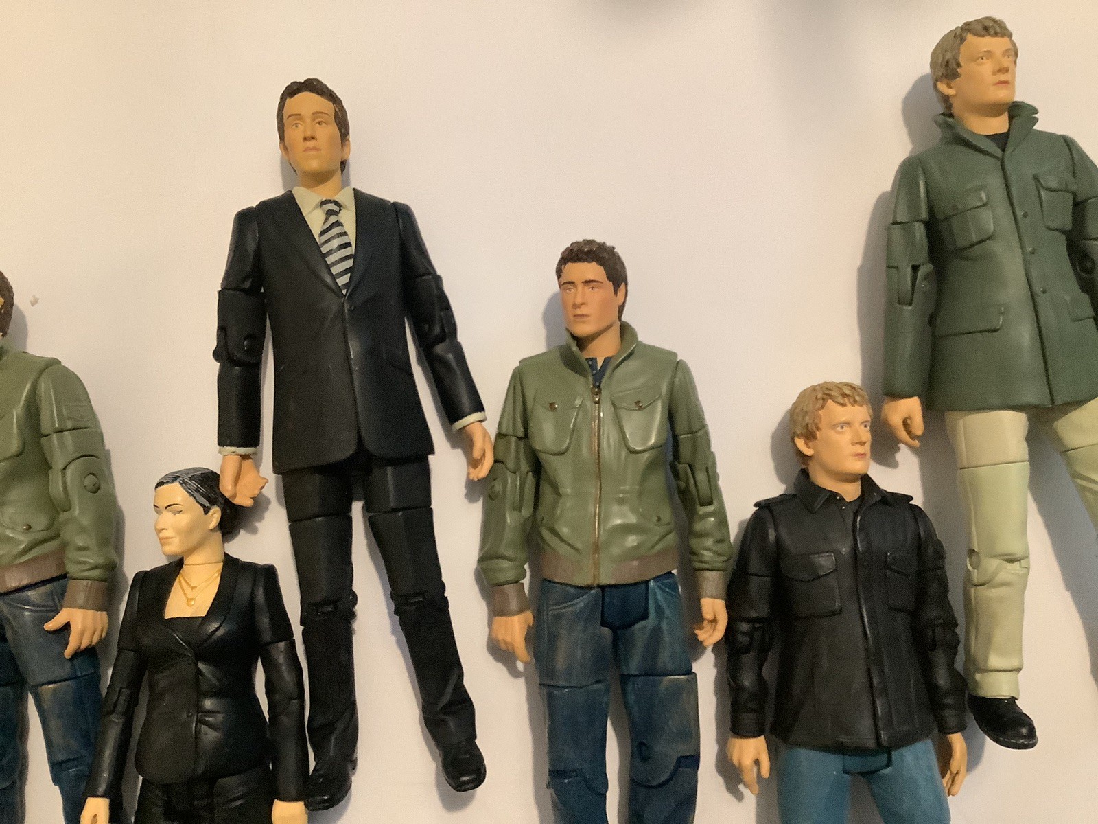 Primeval 5.5" Action Figures. James Lester, Jenny Lewis, Captain Tom ...