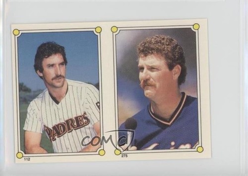 1987 Topps Album Stickers Test Issue Hard Back Eric Show Mike Smithson ...