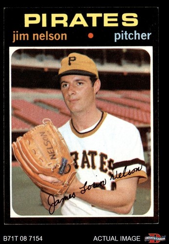 1971 Topps #298 Jim Nelson Pirates 5 - EX | eBay