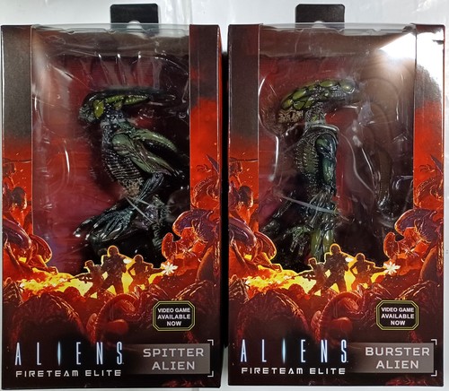ALIENS / ALIEN Fireteam Elite - Spitter & Burster - 7" / 18 cm - NECA ...