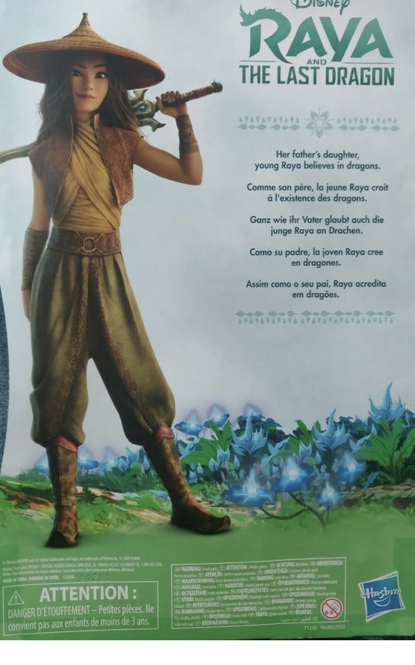 Disney Raya and The Last Dragon YOUNG RAYA & CHIEF BENJA dolls Toy 🎄🎅 ...