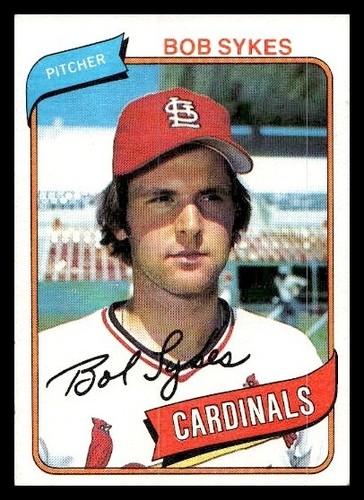 1980 Topps #223 Bob Sykes St. Louis Cardinals Baseball card | eBay